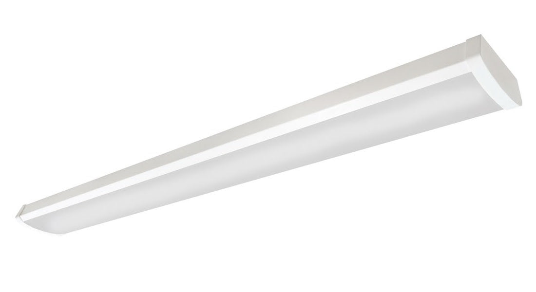 SLG Lighting TRC 4 G1 DLC Listed 4-Ft LED Surface Wraparound Contractor Series 0-10V Dimming 120 ...